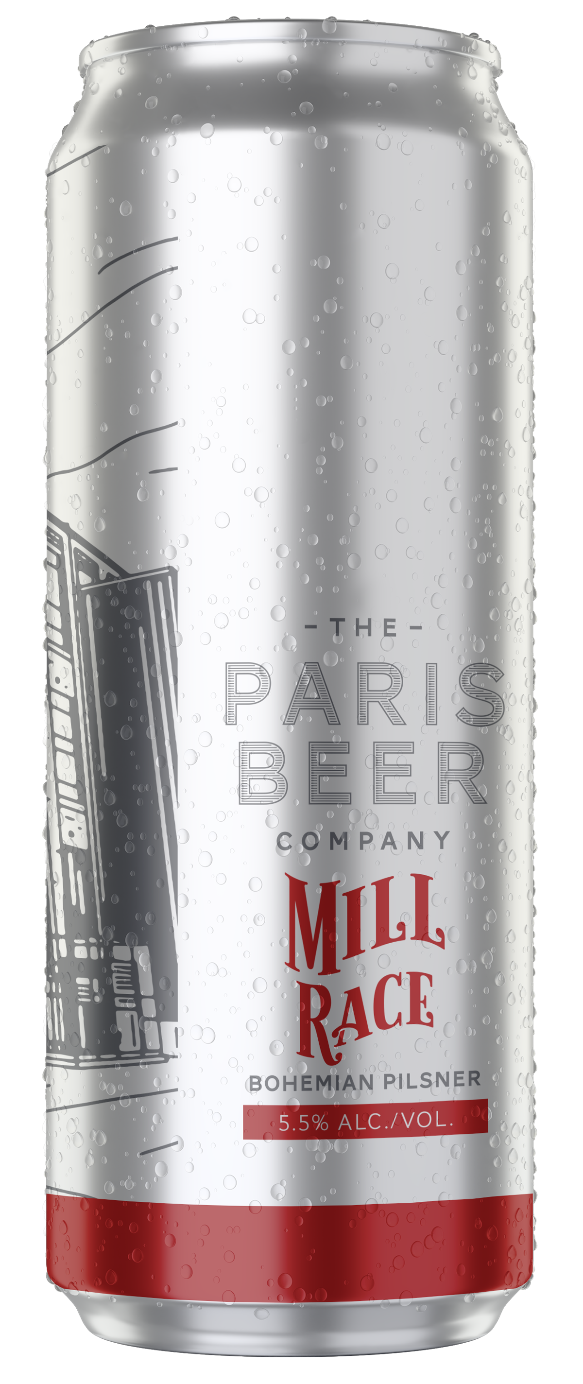 Mill Race Bohemian Pilsner - Paris Brewing