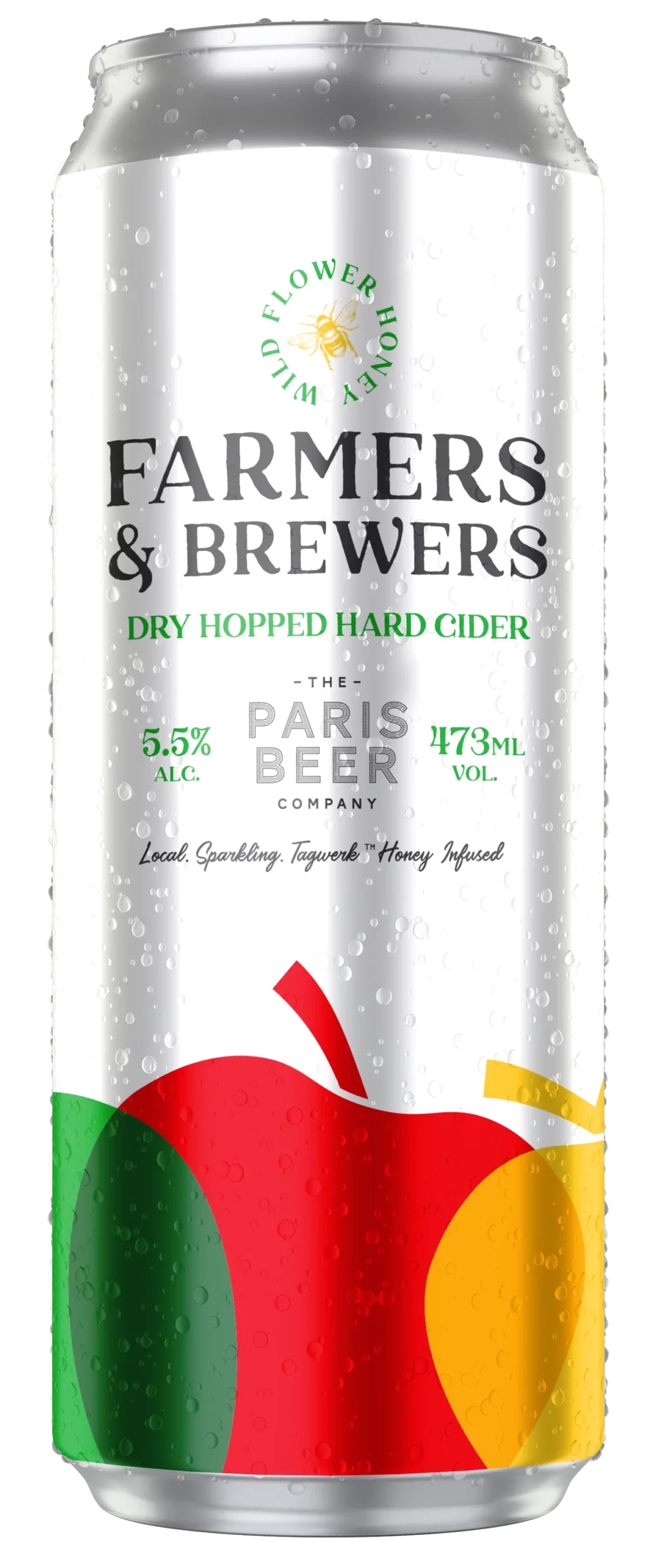 Farmers & Brewers Dry Hopped Hard Cider - Paris Brewing